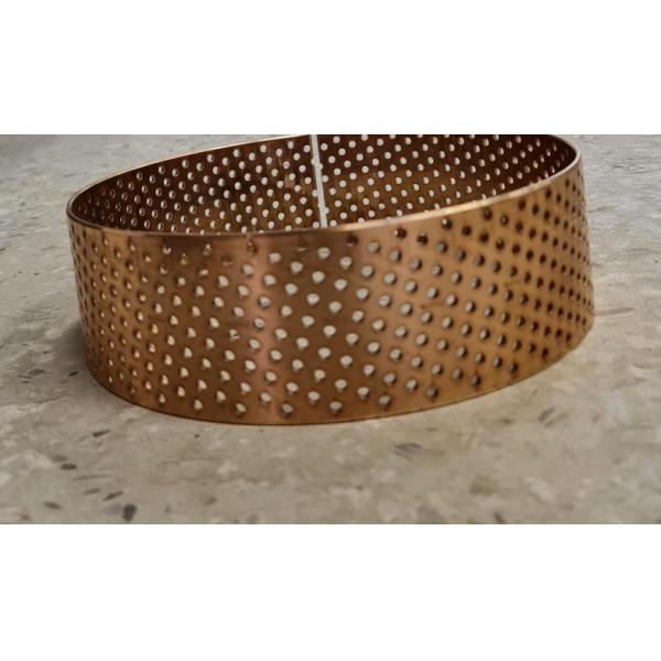 Quality High Load WB902 Wrapped Bronze Bushing CuSn8 Material With Lip for sale