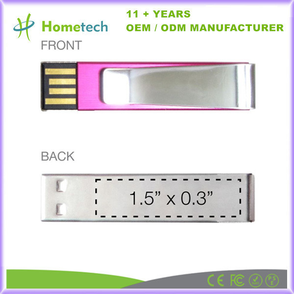 Quality 2GB/4GB Cool Paper Clip USB Stick with Speed Data Transfer and Temperature Range for sale