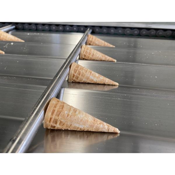 Quality 10kg/h Length 60mm Automatic Ice Cream Cone Machine Eco Friendly for sale