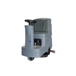 Quality Airpot / Subway Station Ride On Floor Scrubber Dryer Compact Linetex Rubber for sale