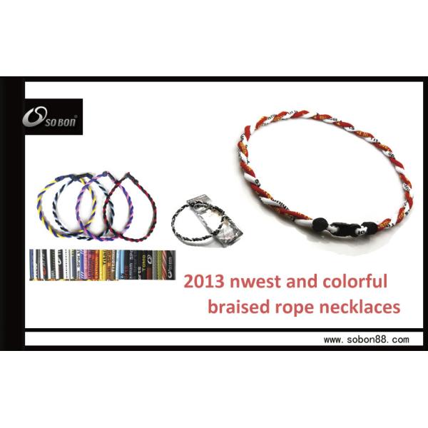 Quality Popular Health Balance Sports Magnetic Tornado Titanium Necklace for sale
