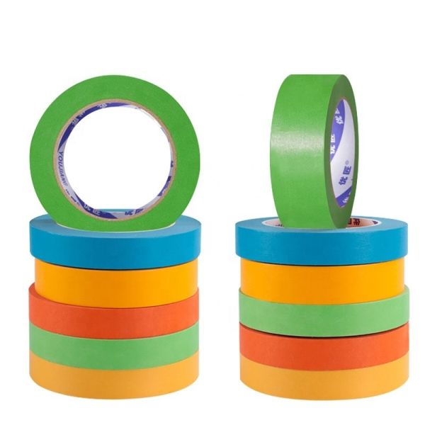 Quality Automotive Masking Crepe Washi Paper Tape for Sharp Line Painting No Residue and Easy for sale