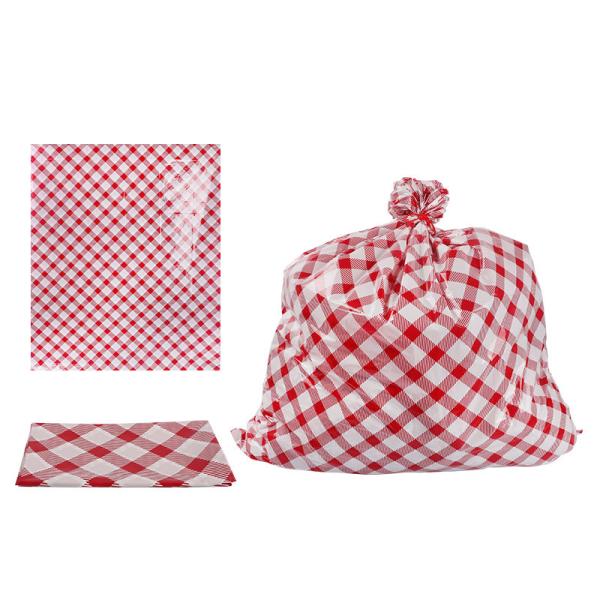 Quality Thickness 0.03mm Custom Plastic Gift Bags Jumbo Xmas Christmas for sale