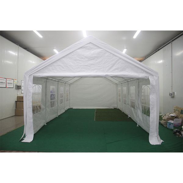 Quality NATURE Pressure Treated Wood Type Outdoor 400*800cm Stretch Tents Metal Frame Marquee for sale