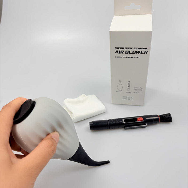 Quality Air Blower Cleaning Kit - Lens Pen & Microfiber Cloth in Paper Box - for DSLR, Mirrorless Sensor, Lens Glass & Viewfinder - Customizable for sale