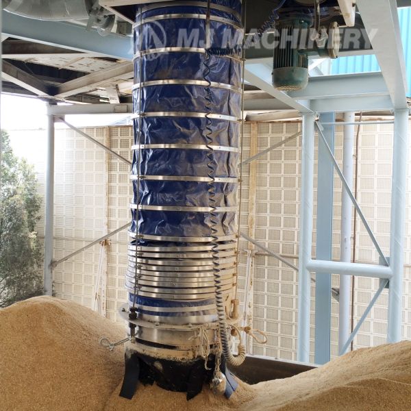 Quality Power Transport Telescopic Chute Tube for Carton Packaging and Power Filling Material for sale