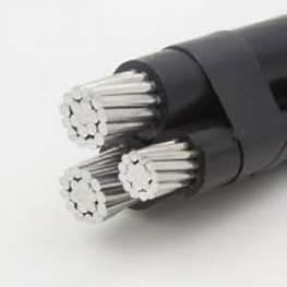 Quality Aluminum Overhead 1 Core ABC Cable Alu Pre Assemble 3x50mm² Low Voltage for sale