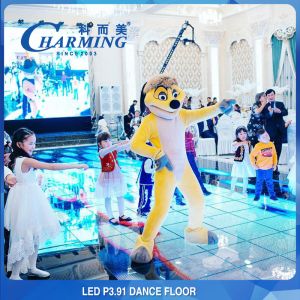 Quality Practical 1920Hz LED Screen Floor Tiles , IP65 Waterproof Rent Disco Floor for sale