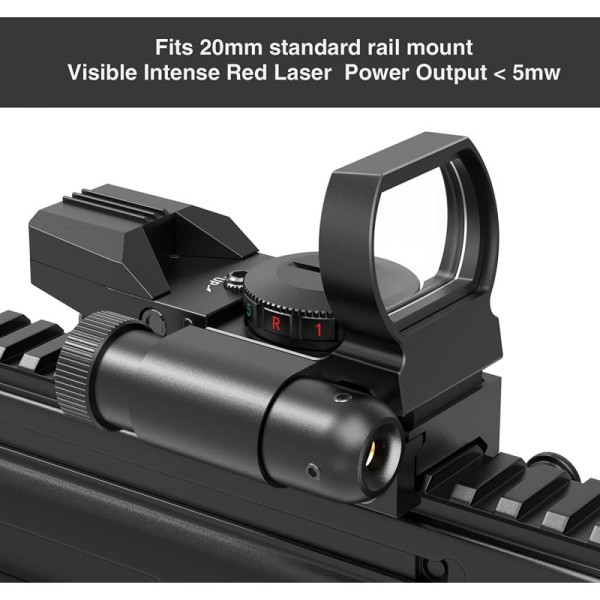 Quality HD Waterproof Red Dot Reflex Sight 101B 1X Magnification for sale
