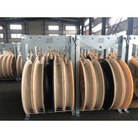 Quality Galvanized 822mm Cable Pulling Conductor Stringing Blocks for sale