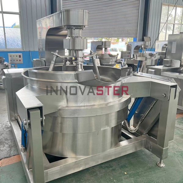 Quality Automatic Tilting Planetary Food Processing Machine with Stirrer and Heating for sale