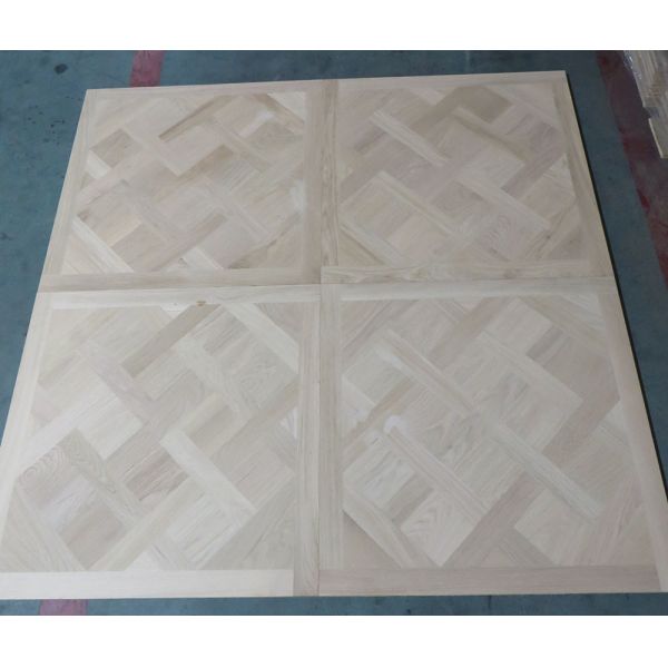 Quality Unfinished Oak Versailles Panels Flooring With Internal Bevels for sale