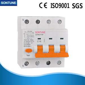 Quality Electronic 6KA Residual Current Circuit Breaker With Overcurrent Protection 2P / for sale