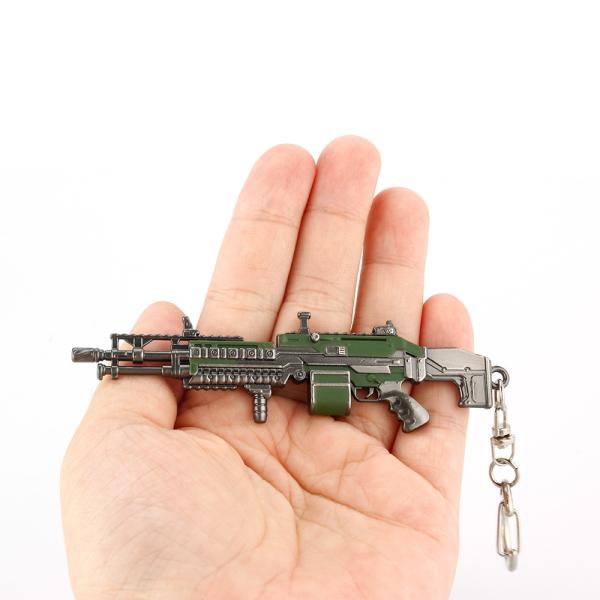 Quality Spitfire Machine Green Funny Gun Keychain Apex Legends OEM & ODM for sale