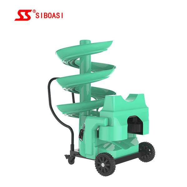 Quality AC 100V Programmable Football Throwing Machine Football Training Equipment for sale