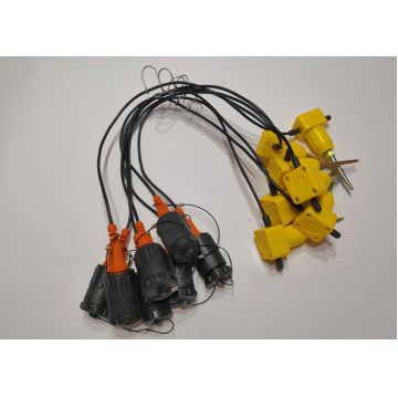 Quality ISO9001 Standard 8Hz Vertical Geophone , Geophysical Geophone String for sale