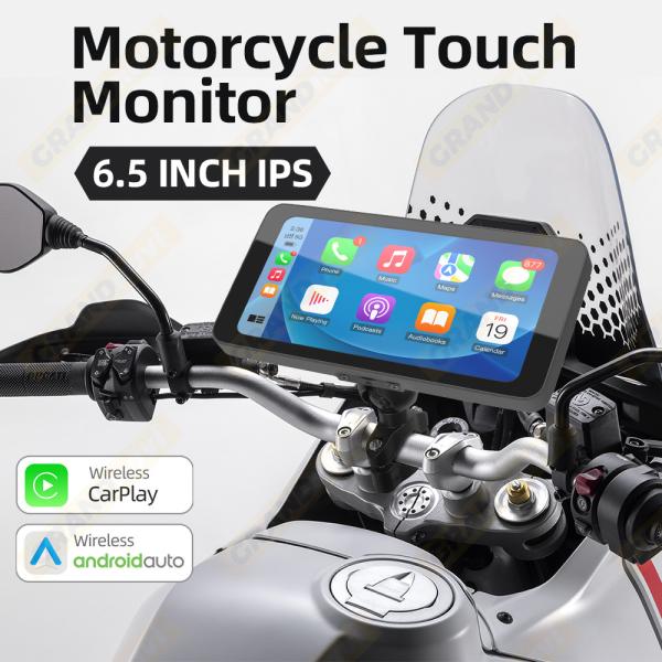 Quality 6.3" Touch Screen Motorcycle Navigation Device with IPX7 Waterproof and for sale