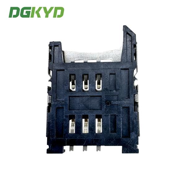 Quality SIM Card Holder -6PIN - Flip Top Telephone Card Holder DGKYDSIM18H6A6A2Y3WSG286 for sale