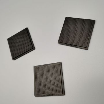 Quality OEM Black Anti Static Bare Die Trays 2 Inch Non Toxic RoHS Standard for sale