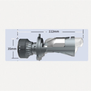 Quality Sanan CSP chip Automotive Headlight Bulbs With Low Operating Noise for sale