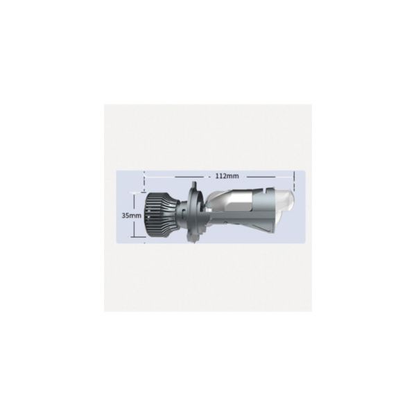 Quality Sanan CSP chip Automotive Headlight Bulbs With Low Operating Noise for sale
