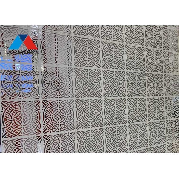 Quality Architectural Custom Perforated Aluminum Sheet Fireproof Contemporary Style for sale