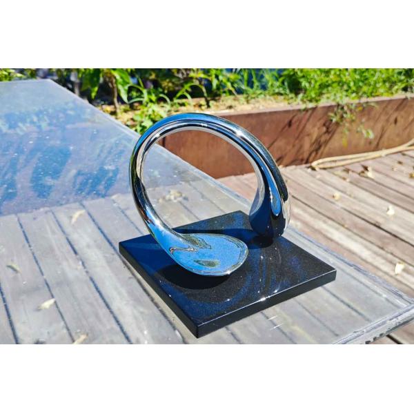 Quality Modern Small Stainless Steel Indoor Ornaments Sculpture for sale