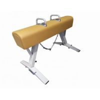 Quality Yellow and White Senior Pommel Horse The Perfect Equipment for Gymnastics for sale