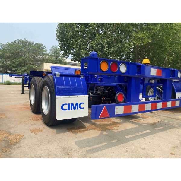 Quality CIMC 3 Axle / 2axle 20FT / 40ft Container Skeleton Semi Trailer for sale