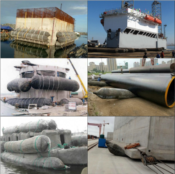 Good Performance Ship Launching Airbags For Underwater Engineering Buoyancy Aid