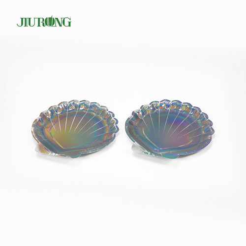 Quality Disposable Bamboo Biodegradable Paper Plates Recyclable round dia 23cm for sale