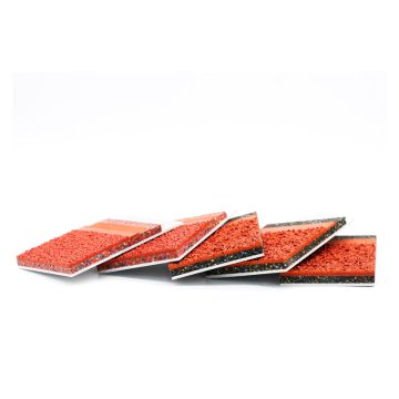 Quality Integrated Sandwich System Running Track Rubber 20mm thickness Playground Use for sale