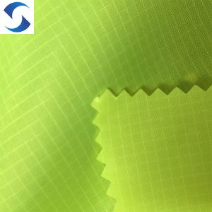 Quality 58" 190T Ripstop Taffeta Fabric PU Coated For Lining for sale