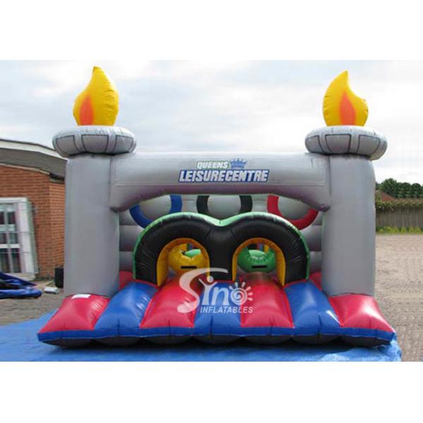 Quality Outdoor Kids Commercial Inflatable Obstacle Course For Inflatable Playground for sale
