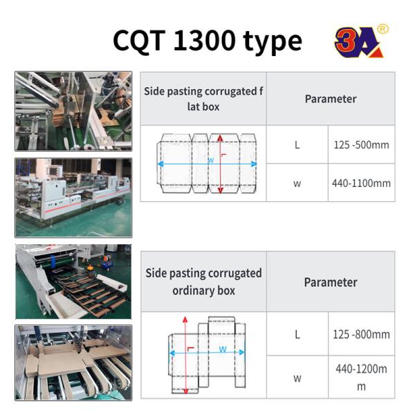 Quality Folder Gluer Machine for Corrugated Carton Cardboard Box CQT-800A Type Paper for sale