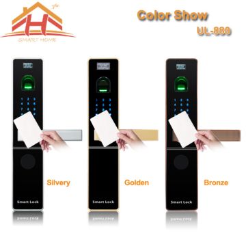 Quality Home Automation RFID Card Door Lock With Optical or Capacitive Fingerprint for sale