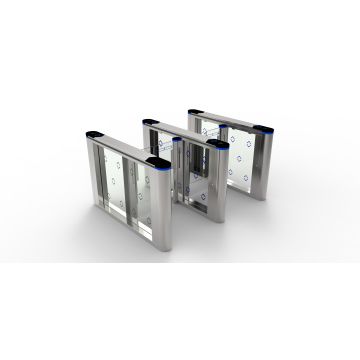 Quality 600mm Pass Width Swing Barrier Turnstile Gate Automatic Swipe Card Access for sale