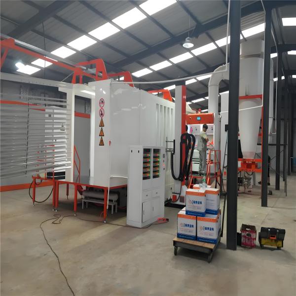 Quality Automatic Fence Cabinet Door Window Frame Aluminum Profiles Powder Coating Line for sale