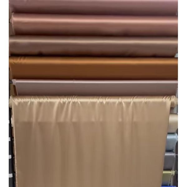 Quality Imitation Silk 95%Polyester 5% Spandex Satin Polyyester 120gsm Activewear for sale