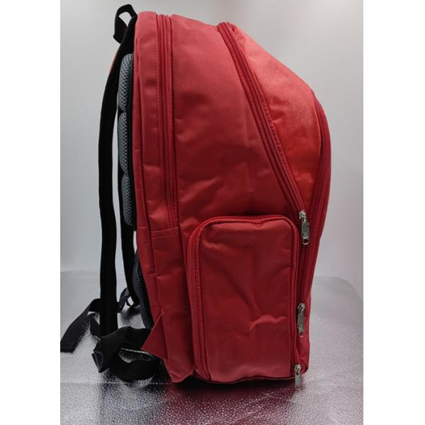 Quality Fashion Red Padel Racket Bag Lightweight Polyester Unisex Backpack Bags for sale