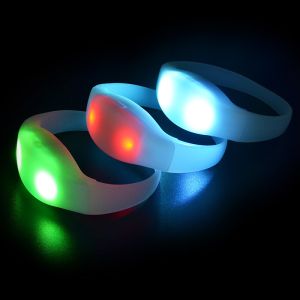 Quality Remote Controlled RFID led bracelet For Event Party for sale