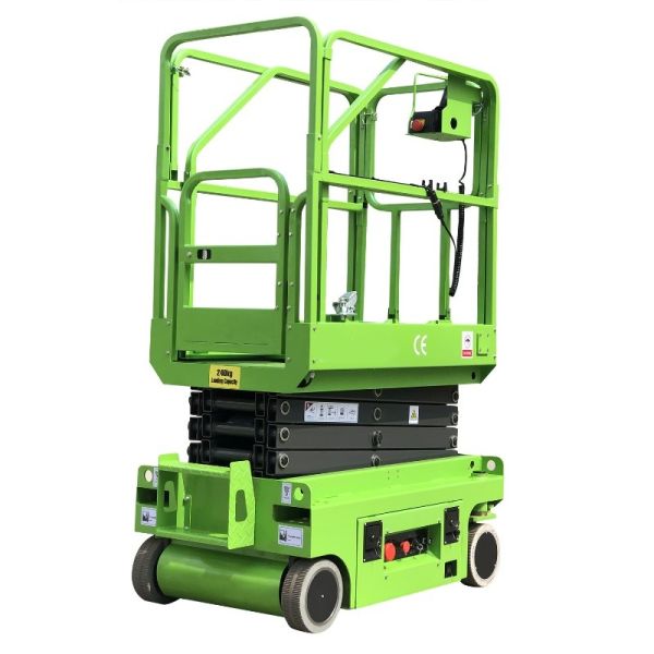Quality Mini Model Self Propelled Scissor Type Lifter With Small Wheels , Small Scissors for sale