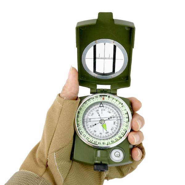 Quality Multifunctional Waterproof Metal Sighting Navigation Compass for Survival and for sale