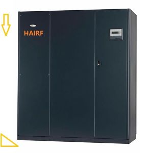 Quality 1100mm Length 102kw Crac Computer Room Air Conditioning unit Black for sale