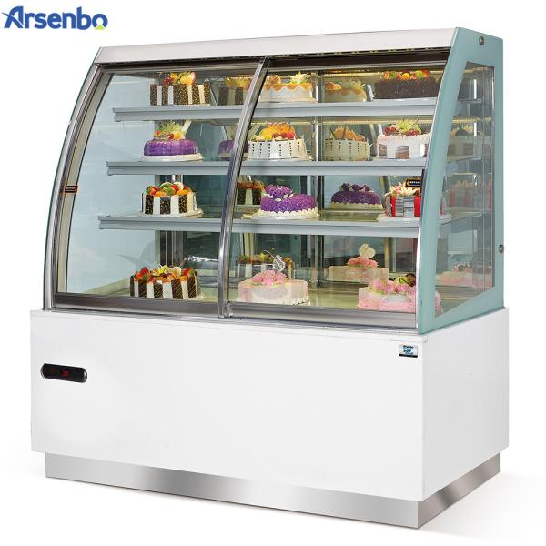 Quality Arsenbo 583W Cake Display Refrigerator Countertop Painted Steel Glass for sale