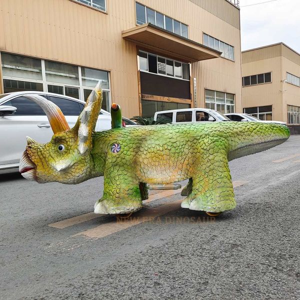 Quality UV Resistant Large Animatronic Electric Dinosaur Ride With Multiple Control for sale