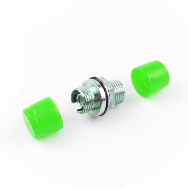 Quality Green FC Optic Fiber Adapter Simplex APC FTTH for Active Optical Connection for sale