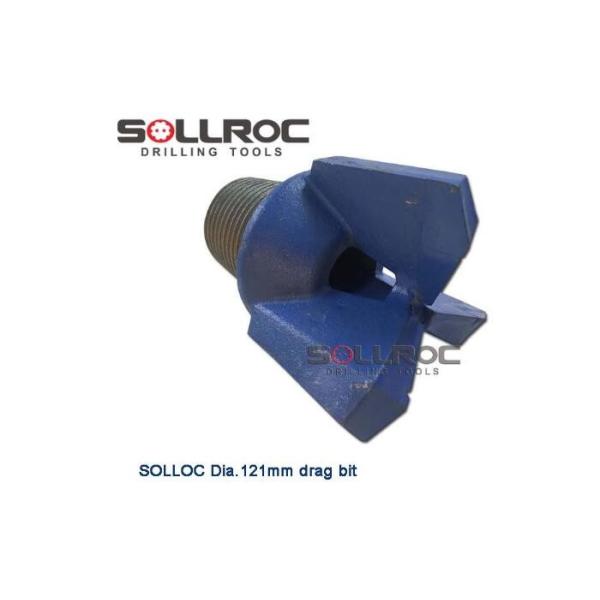 Quality Threaded Connection Chevron Drag Drill Bit Forging Processing API 3 1/2'' REG for sale