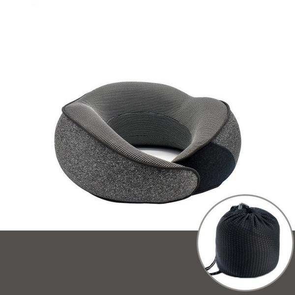 Quality Custom Logo Accepted U-Shape Memory Foam Neck Pillow for Car Airplane Cervical for sale