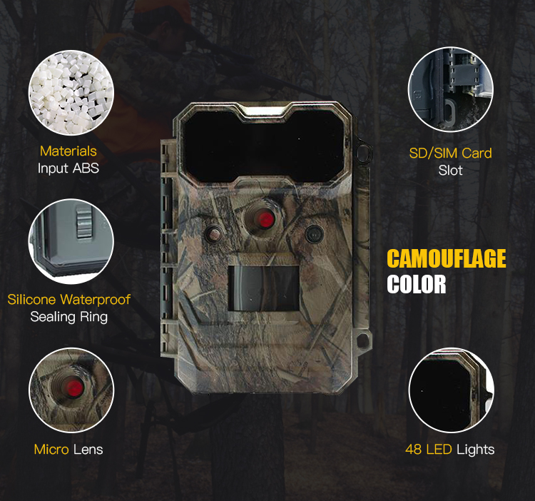 IP67 Waterproof Trail Hunting Video Camera 2g digital hunting camera 